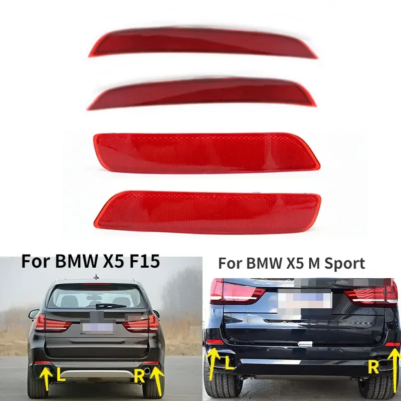 For BMW X5 F15 M Sport 2014-2018 Car Rear Bumper Reflector Light ...