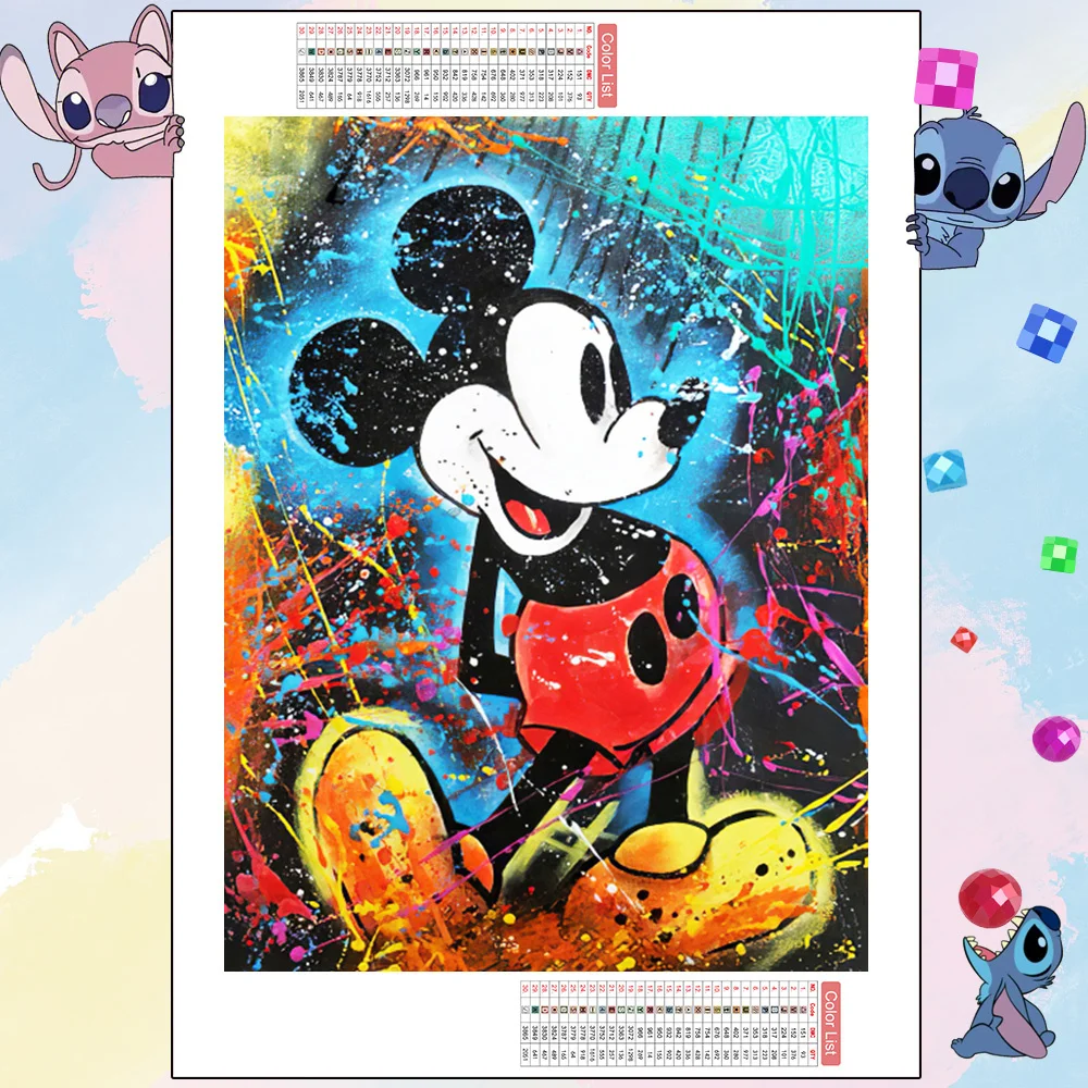 Disney-pintura-de-diamantes-de-Mickey-Mouse-Kit-de-manualidades-de ...