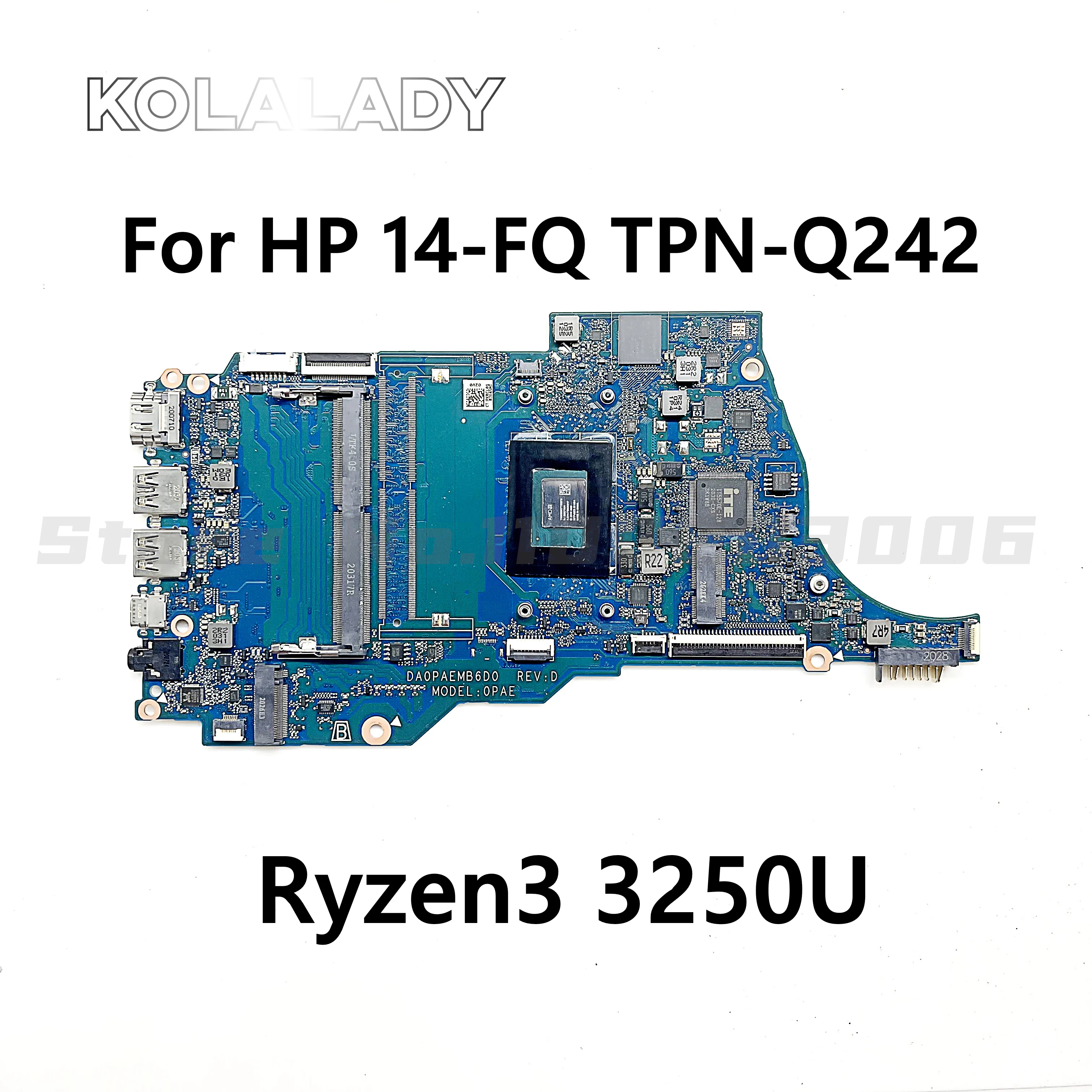 M03773-001 M09668-001 Mainboard For HP 14-FQ 14S-FQ TPN-Q242 Laptop Motherboard DA0PAEMB6D0 With ...