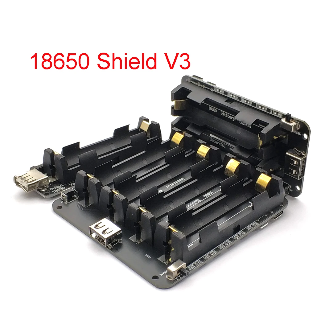 ESP32 ESP32S for Wemos for Raspberry Pi 18650 Battery Charge Shield Board V3 Micro USB Port Type ...