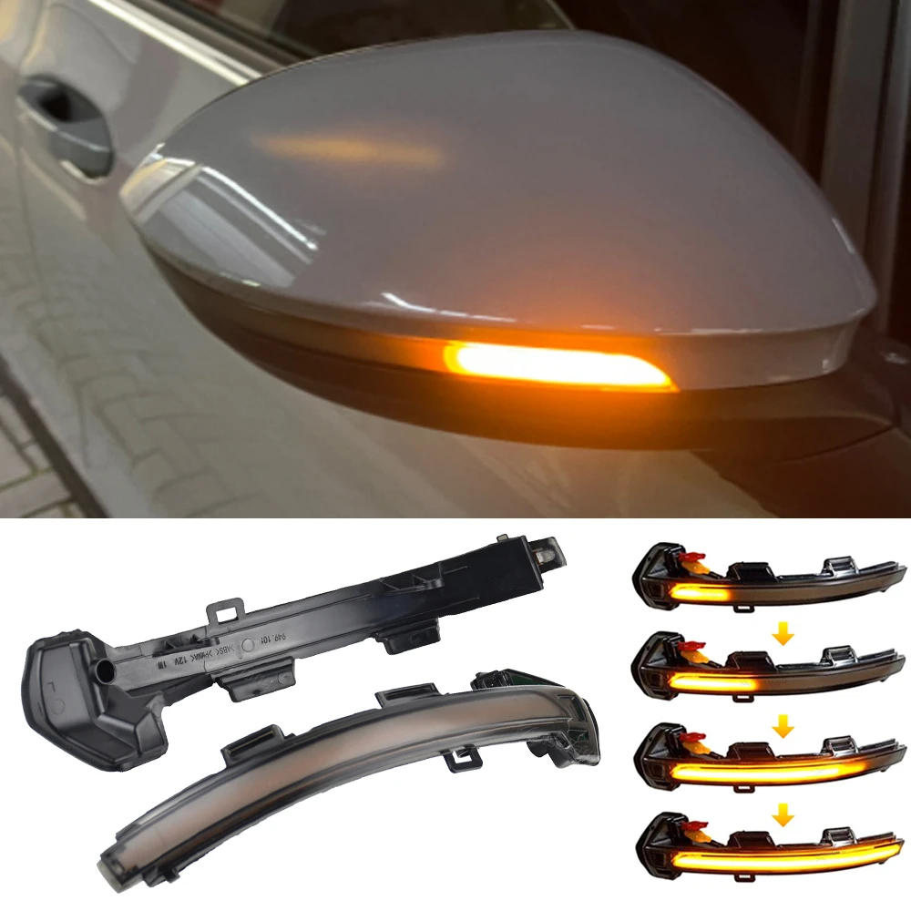 2pcs Dynamic Blinker For VW Golf MK8 VIII GTI R 8 GTD GTE 2020 2021 LED ...