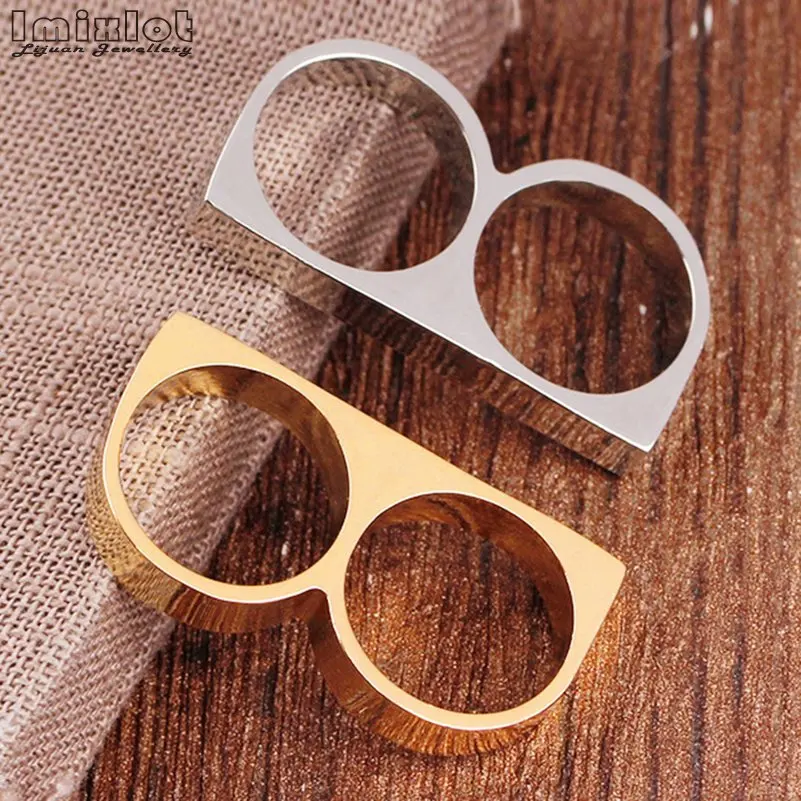 1-PC-Personality-Hyperbole-Double-Knuckle-Ring-For-Men-Two-Finger-Punk ...