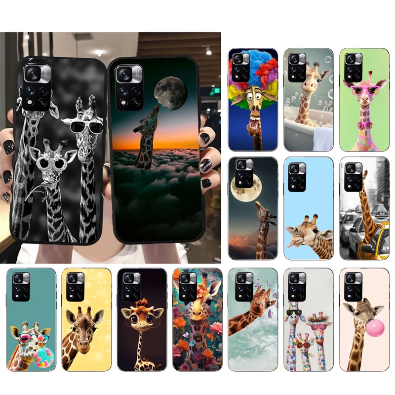 Coque-de-t-l-phone-girafe-animal-mignon-pour-Xiaomi-Redmi-Note-13-12 ...