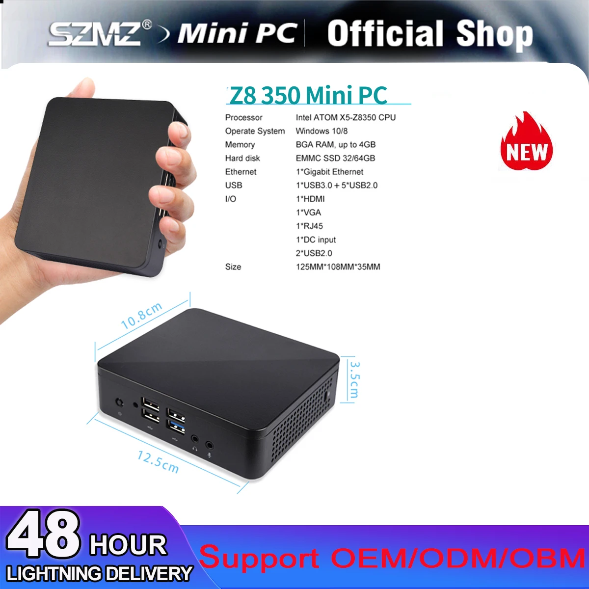 SZMZ-Mini-PC-Intel-Core-Atom-X5-Z8350-CPU-Processor-4G-RAM-64G-SSD-HDMI ...