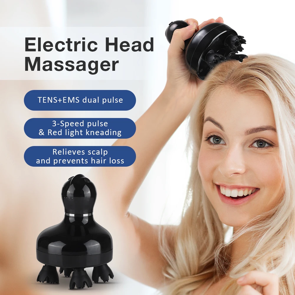 Electric-Head-Massager-Scalp-with-Three-Gears-Head-Massage-Device-Knead ...