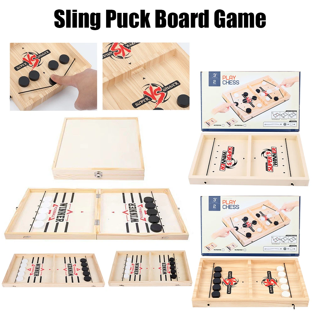 Sling-Puck-Board-Game-Table-Football-Winning-Games-Test-Your-Speed-and ...