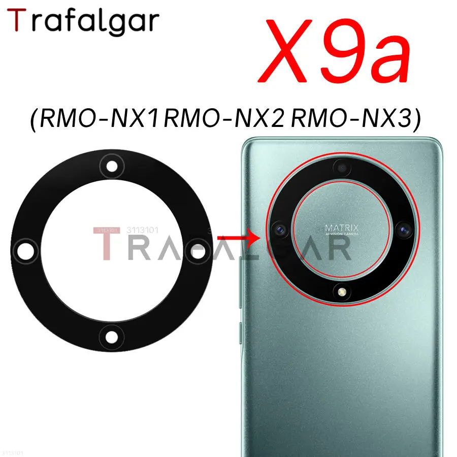 Rear Back Camera Glass Lens Replacement For Honor X9a 5G With Adhesive ...