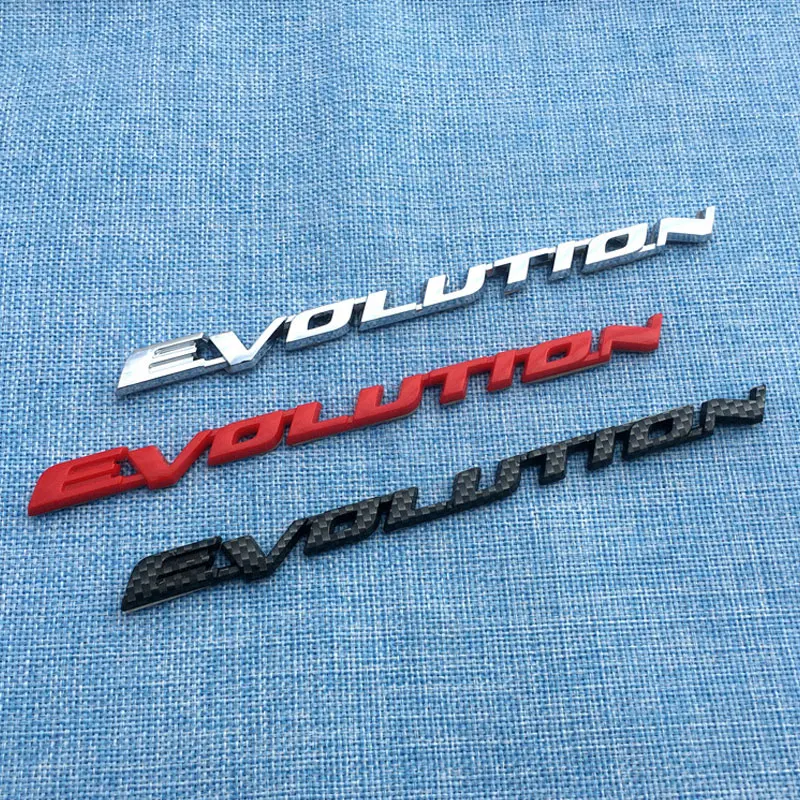 Evolution Letter Car Sticker For Mitsubishi Lancer-ex Evo V3 Modified ...