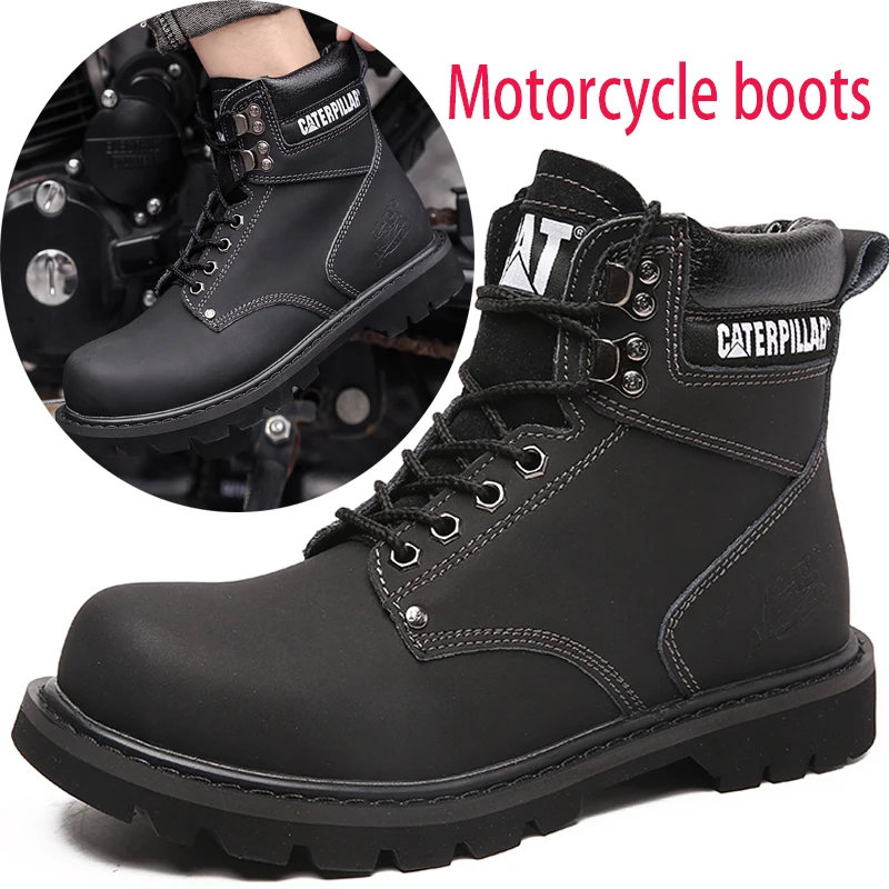 New-men-s-motorcycle-boots-High-quality-leather-motorcycle-boots ...