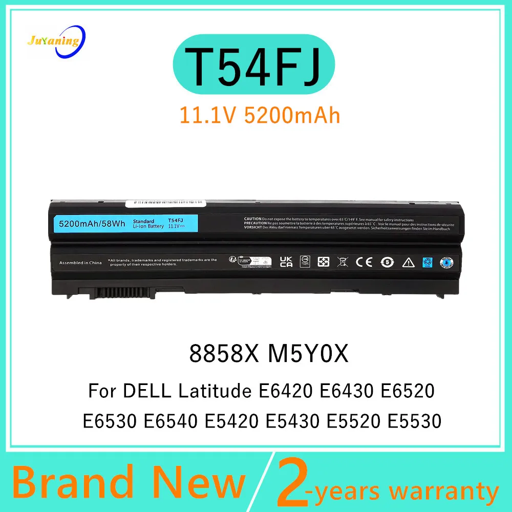 T54FJ 8858X Laptop battery FOR Dell Latitude E6420 E6540 E5420 E5530 ...