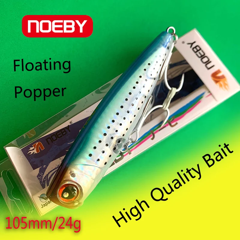 NOEBY-Fishing-Lures-105mm-24g-Popper-Saltwater-Topwater-Wobbler-Isca ...