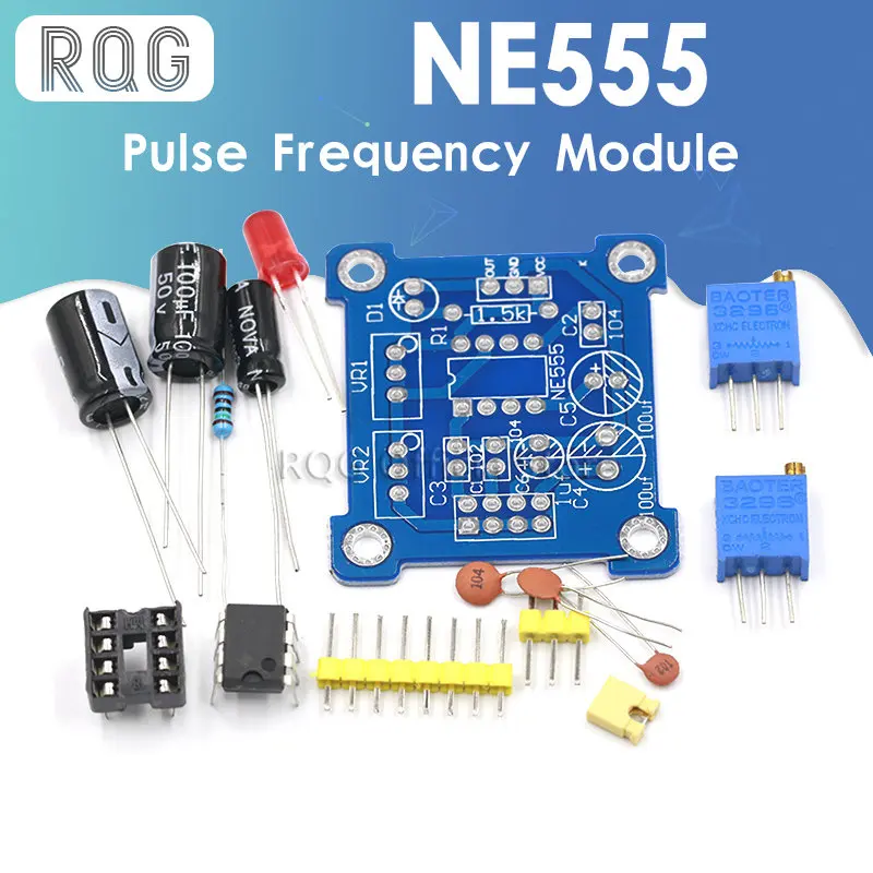 NE555-Pulse-Frequency-Duty-Cycle-Square-Wave-Rectangular-Wave-Signal ...