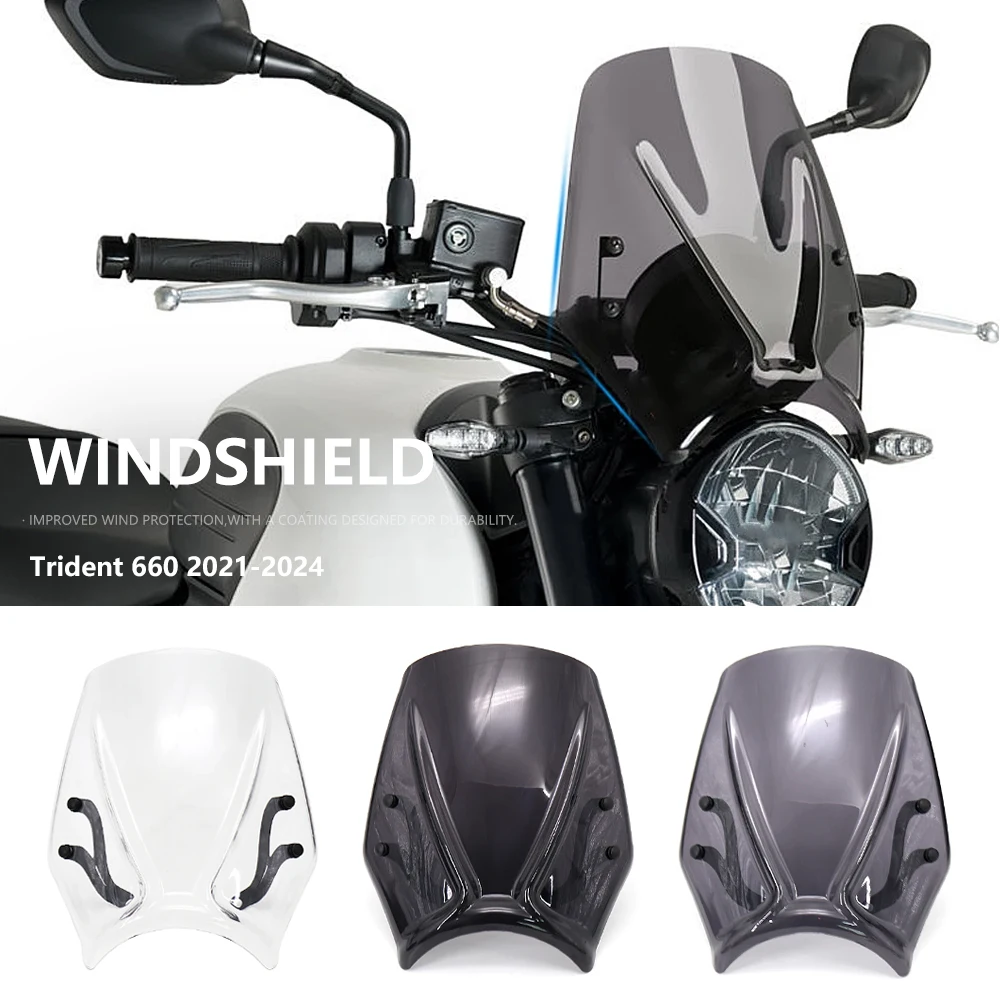 For TRIDENT Trident 660 2024 2023 Motorcycle Windscreen For Trident660 ...