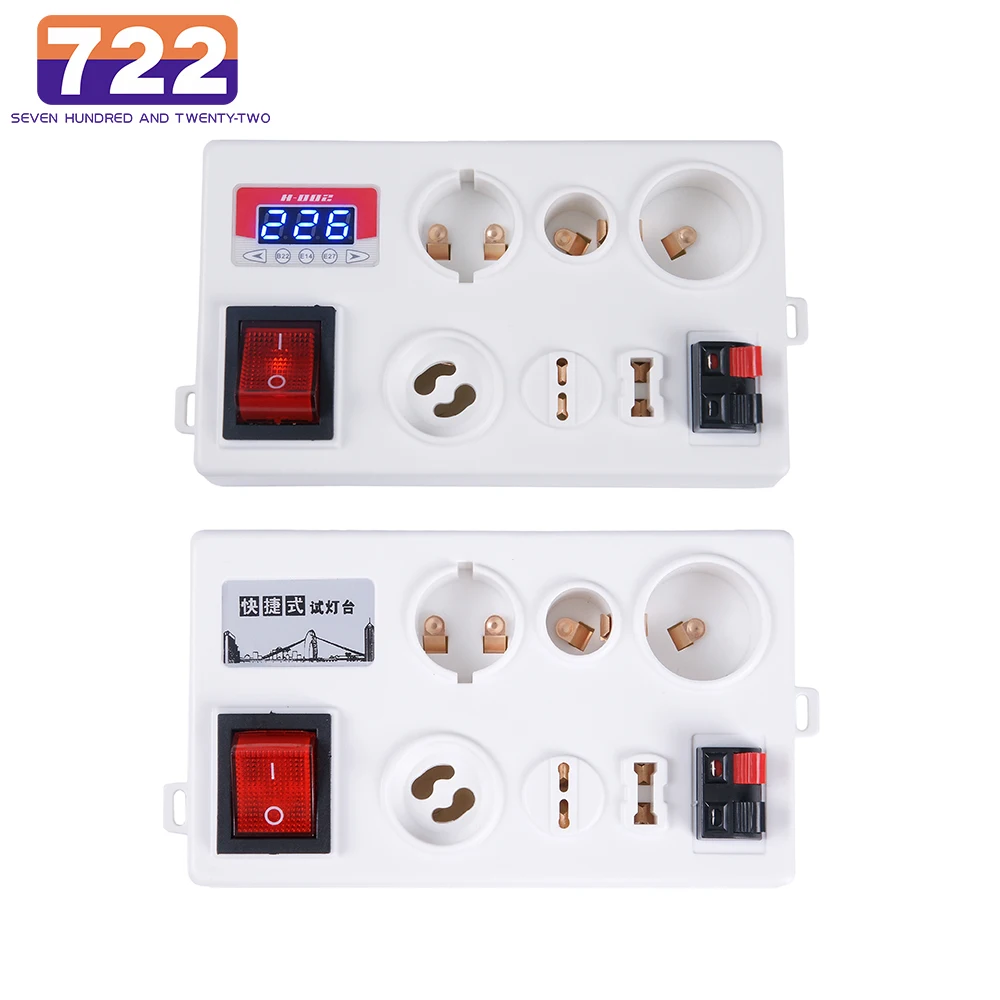 LED-Lamp-Bulb-Light-Voltage-Power-Quick-Fast-Tester-Holder-for-E27-B22 ...