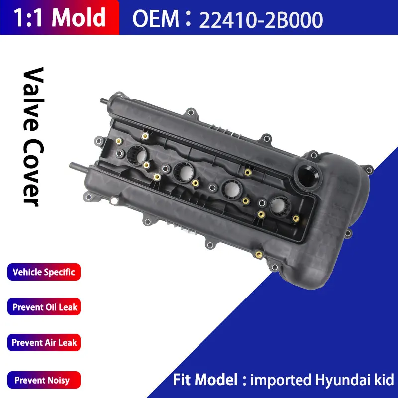 Engine Valve Cover 224102B000 and Gasket For Hyundai i20 i30 ix20 Kia ...