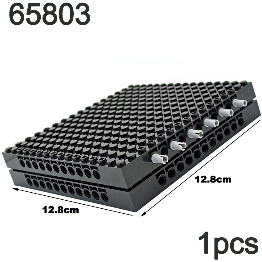 MOC Technical 65803 Brick Special Black BasePlate Baseboard 16x16x1 1/3 ...