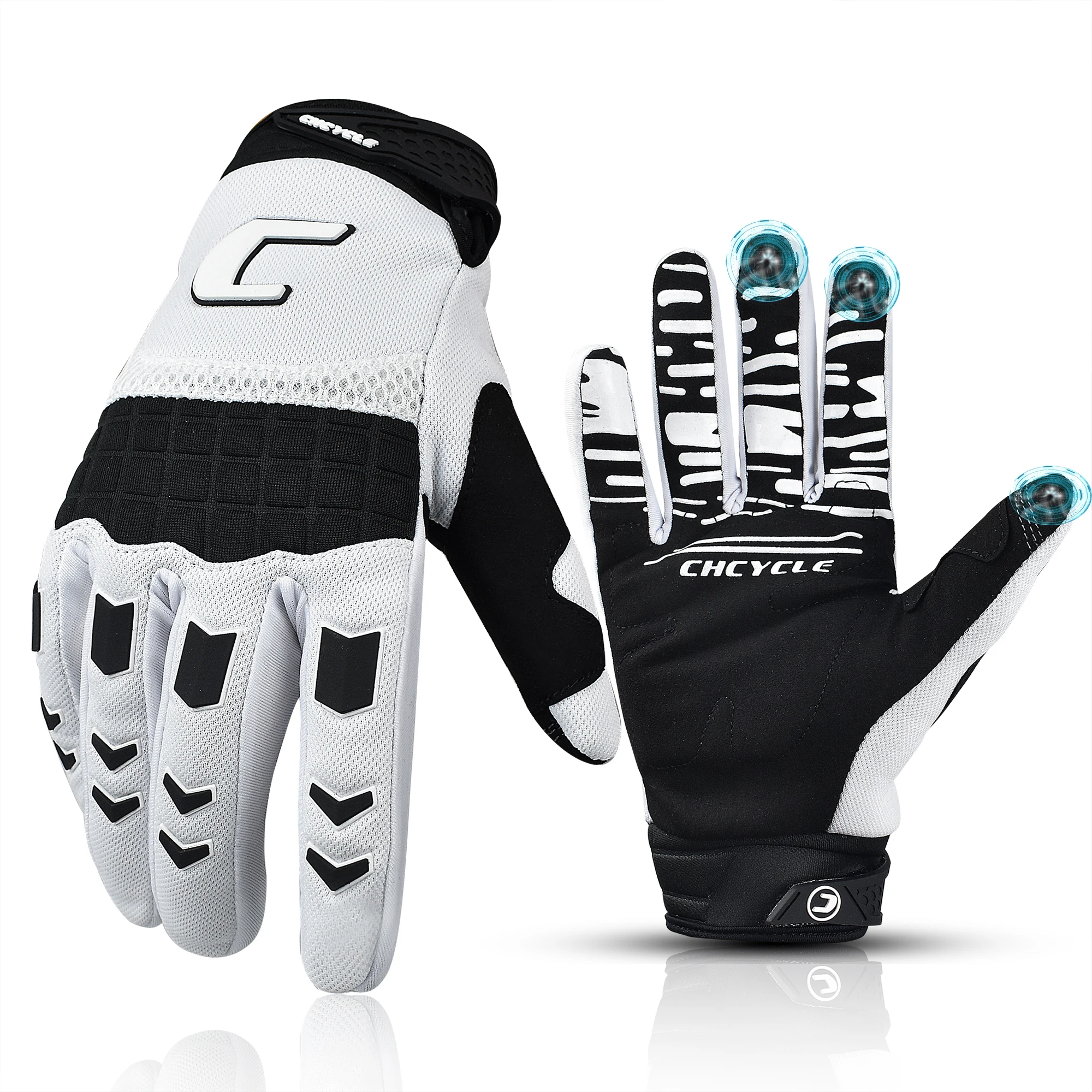 Dirt Bike Gloves Mountain Bike Motocross Motorcycle Gloves for Men ...