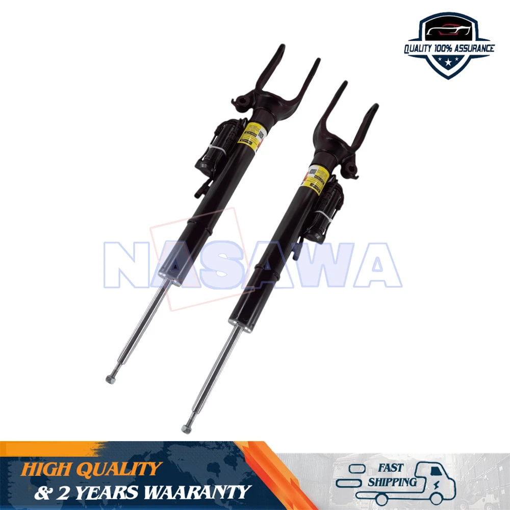 Pair-Front-Left-Right-Air-Suspension-Shock-Struts-With-ADS-For-Mercedes ...