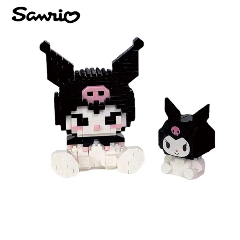 Sanrio Kawaii Lego product KT cat cartoon Kuromi Melody micro particle ...