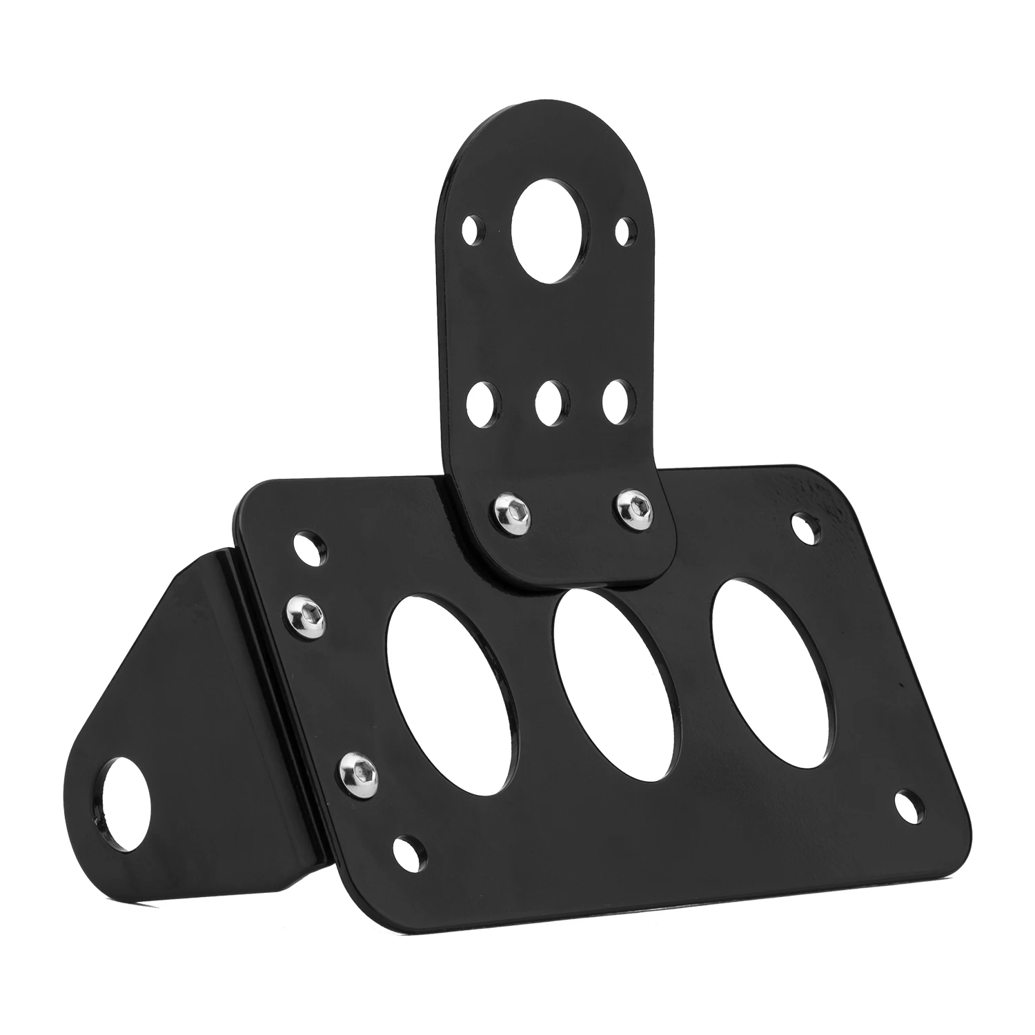 License Plate Holder Bracket Side Mount Horizontal Vertical Motorcycle ...