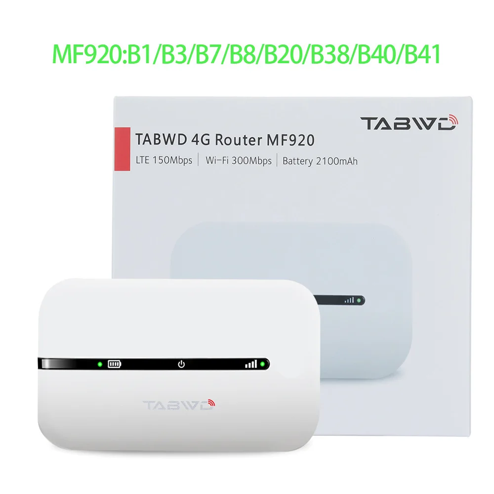 Tabwd MF920 Pocket 4G LTE router Wireless lte wifi modem Sim Card ...