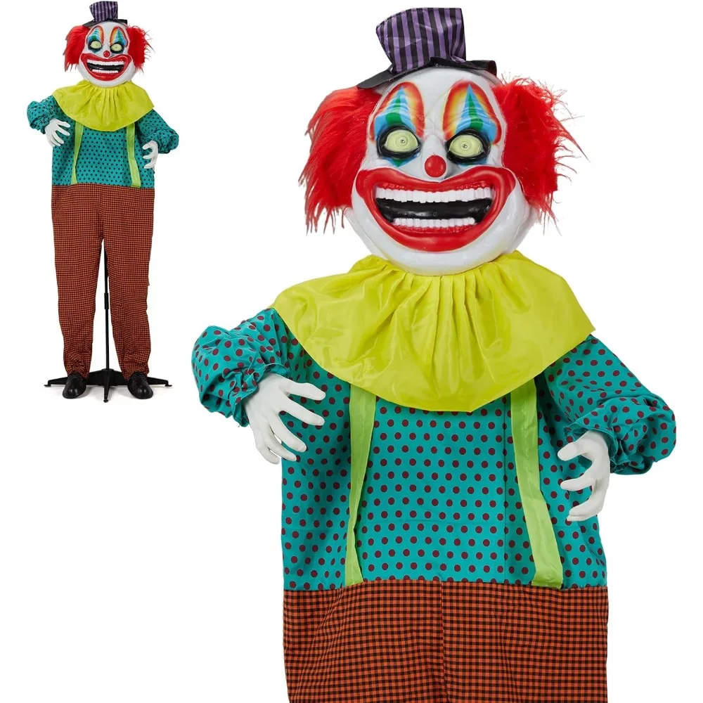 6FT-Halloween-Decor-Animatronics-Talking-Outdoor-Decorations-with-Voice ...