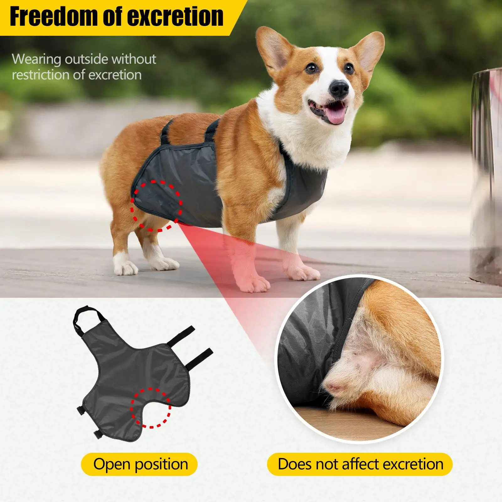 Polyester-Dog-Belly-Band-Breathable-Dog-Cloth-Anti-Dirty-Waterproof ...