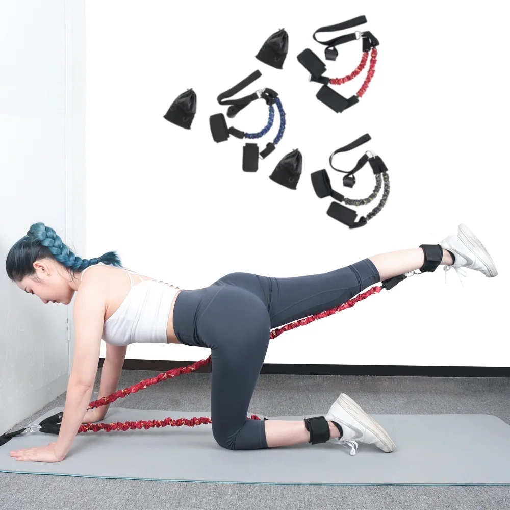 Hip-Tension-Rope-Resistance-Band-Glute-Cord-Cable-Machine-Ankle ...