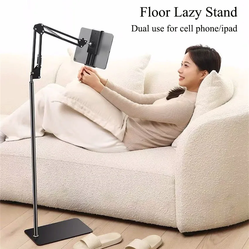 Floor-standing-Bedside-Mobile-Holder-Flexible-iPad-Support-Stand-Live ...