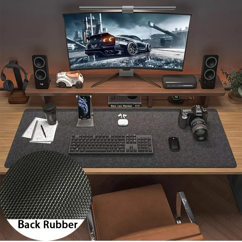 XXL-Large-gaming-mouse-pad-Computer-Desk-Mat-Table-Keyboard-Wool-Felt ...