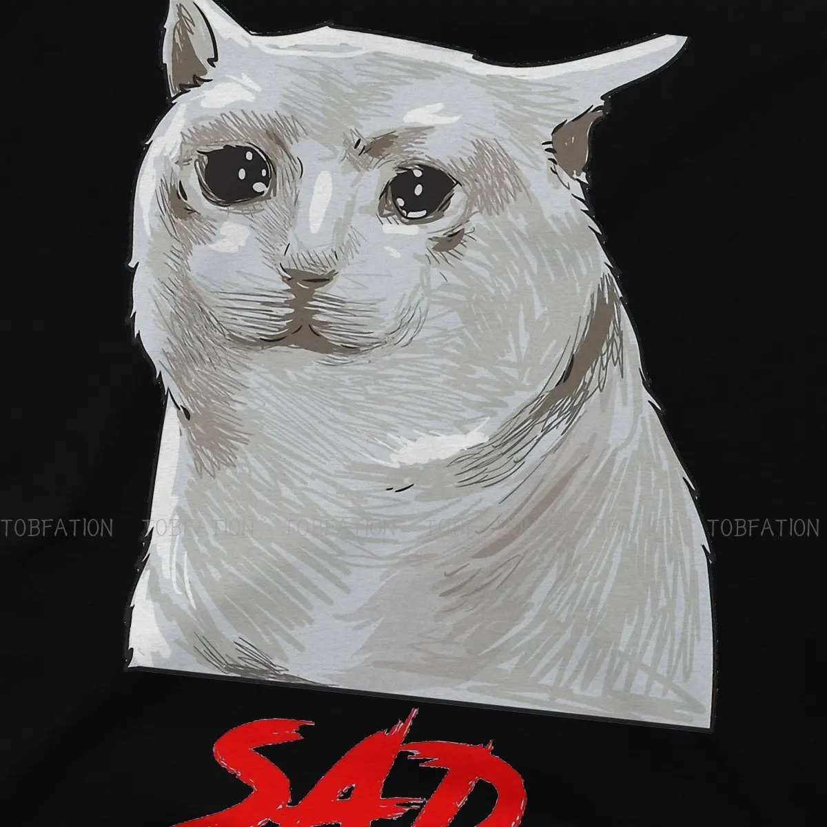 Funny Sad Cat
