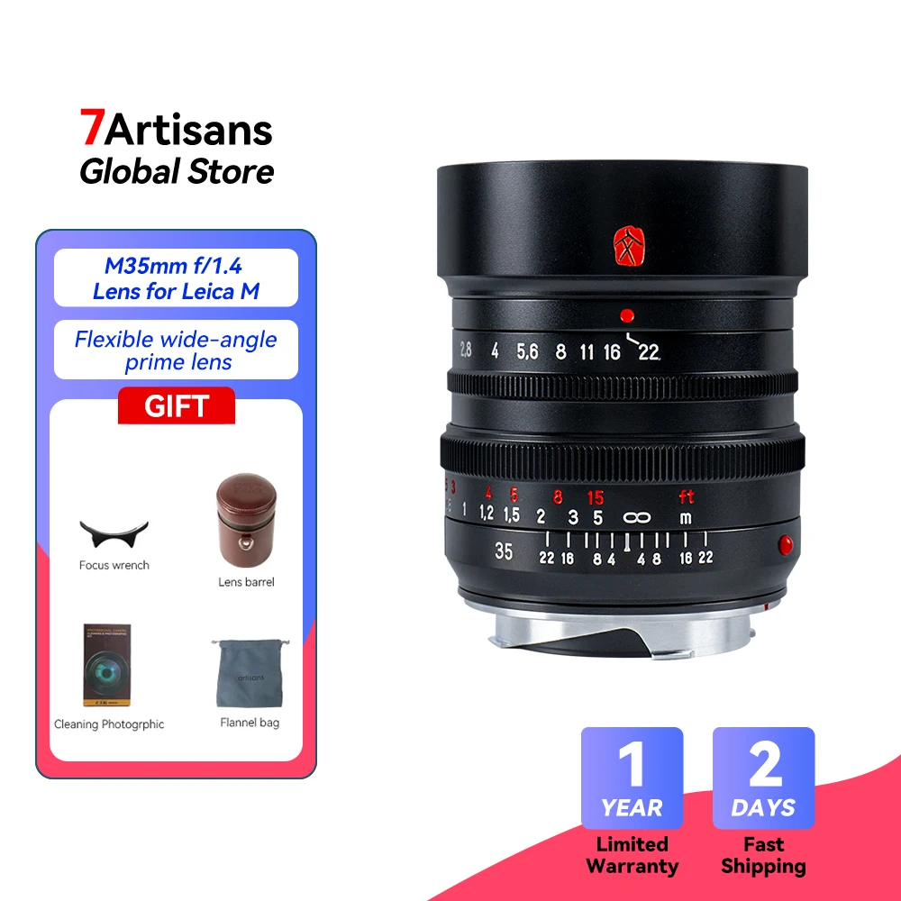 7 artisans 레이카 M 마운트 SL, TL, CL 시리즈 카메라용 대형 조리개 풀 프레임 수동 초점 프라임 렌즈 ...