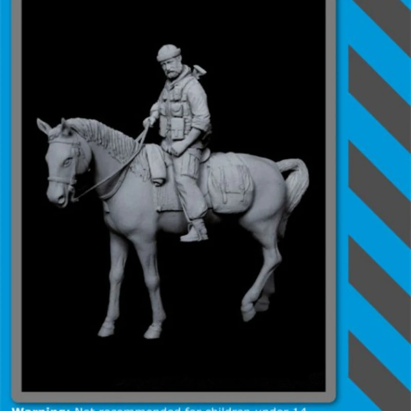 1/35 Scale Resin Model Figure GK,US Special Forces on Horse ...