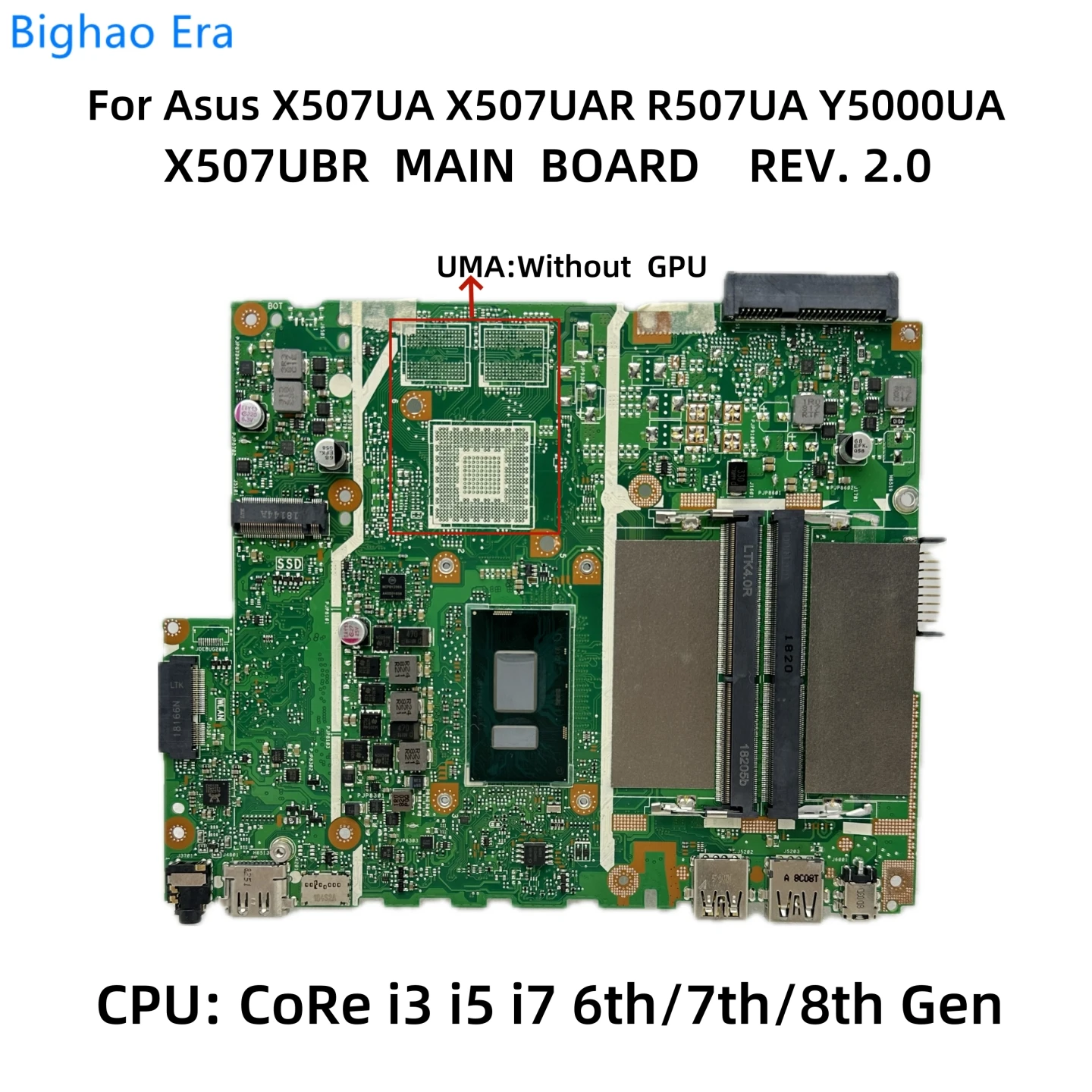 X507UBR-MAIN-BOARD-For-Asus-X507UA-X507UB-R507UA-F507UA-X507UAR-X507UBR ...