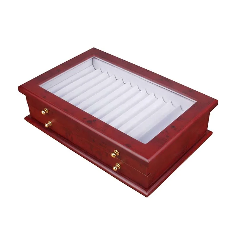 25bit Wooden Pen Case Display Box Stationery Box Lacquer Fountain Pen ...