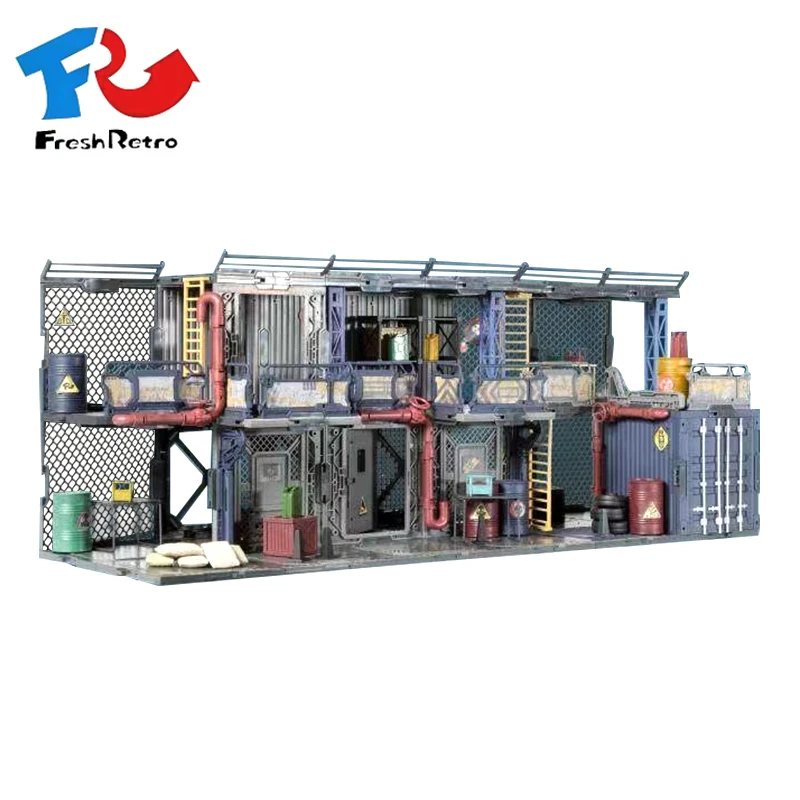 Freshretro Fr 1/18-1/24 Diorama Building Set Scene In Box Sib 08 ...