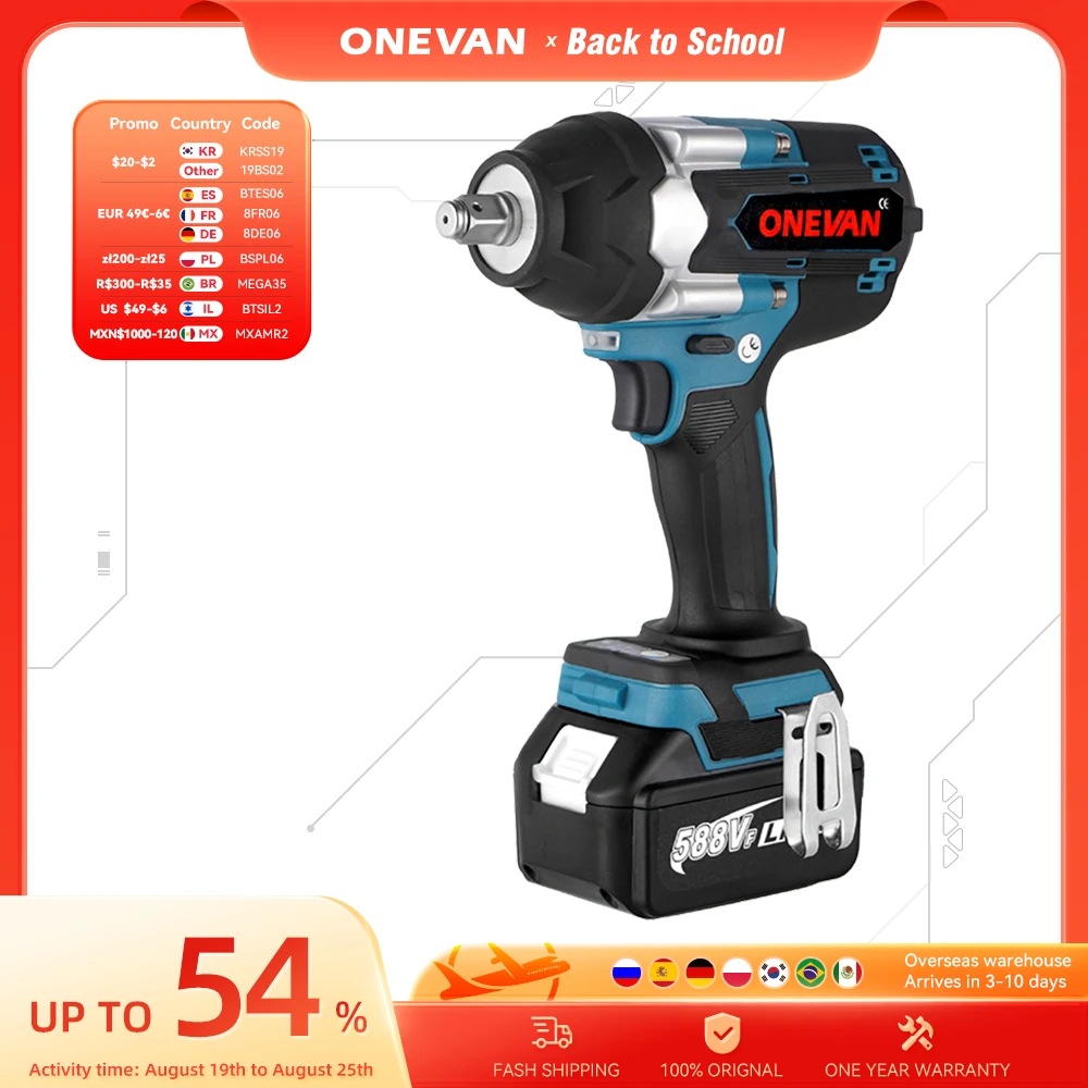ONEVAN-1800N-M-Torque-Brushless-Electric-Impact-Wrench-1-2-inch-Lithium ...