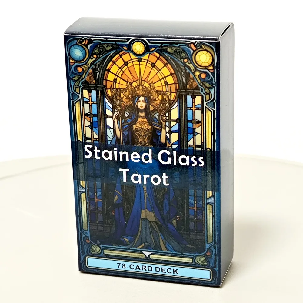 10-3-6cm-Complete-Tarot-Carding-Stained-Glass-Set-Inspired-Rider-Waite ...