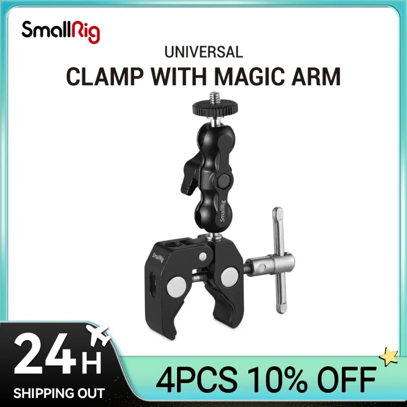 SmallRig-Multi-Functional-Ballhead-Clamp-Double-Ball-Adapter-with ...