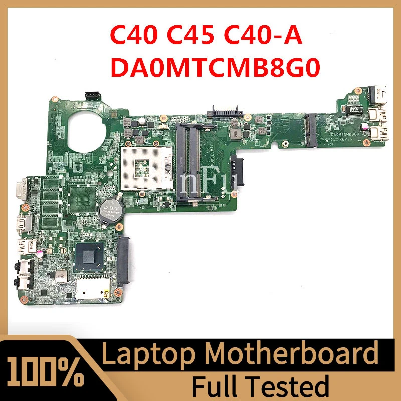 DA0MTCMB8G0 Mainboard For TOSHIBA Satellit C40 C40 A C45 C45 A Laptop Motherboard SJTNV 100% ...