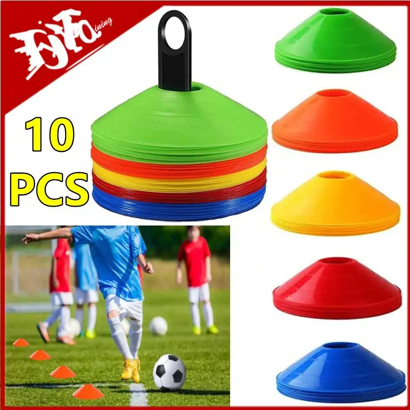 New-10PCS-Cone-Set-Football-Training-Equipment-Kid-Pro-Disc-Cones ...