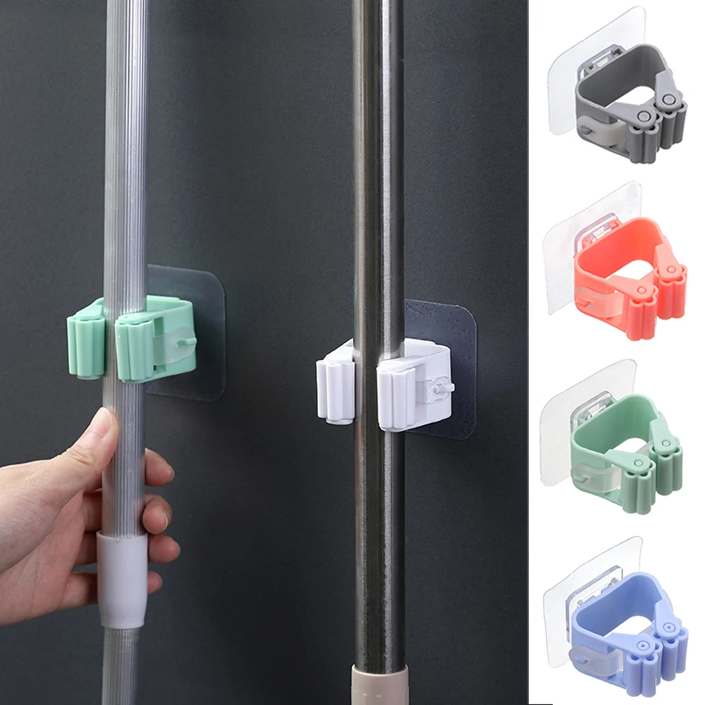 Mop-Hooks-Mop-Clip-Wall-Mounted-Broom-Hanger-Mop-Organizer-Holder ...