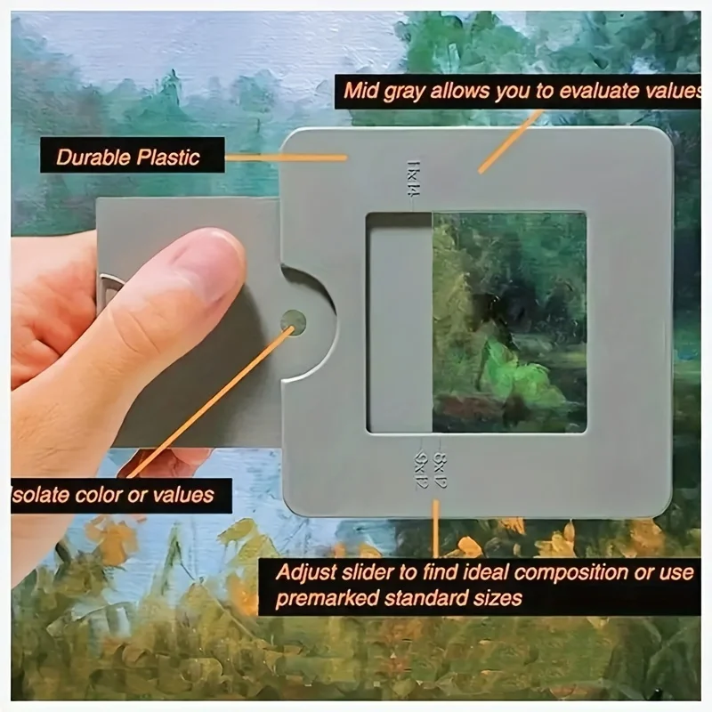 Artist's Landscape Viewfinder Durable Plastic Composition Tool Drawing ...