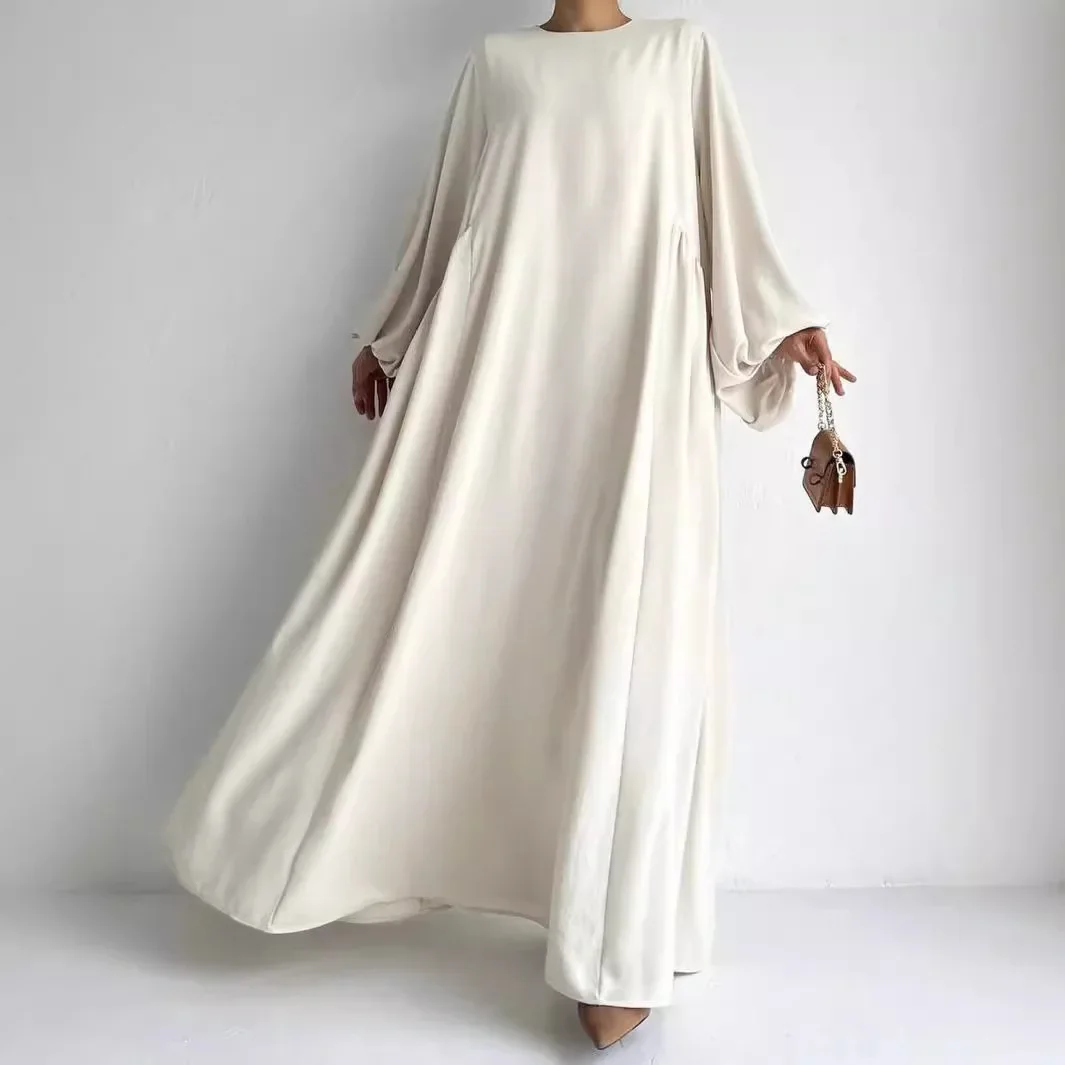 New Hot Sale Of The Season Muslim Women's Long Robe Dress Simple ...