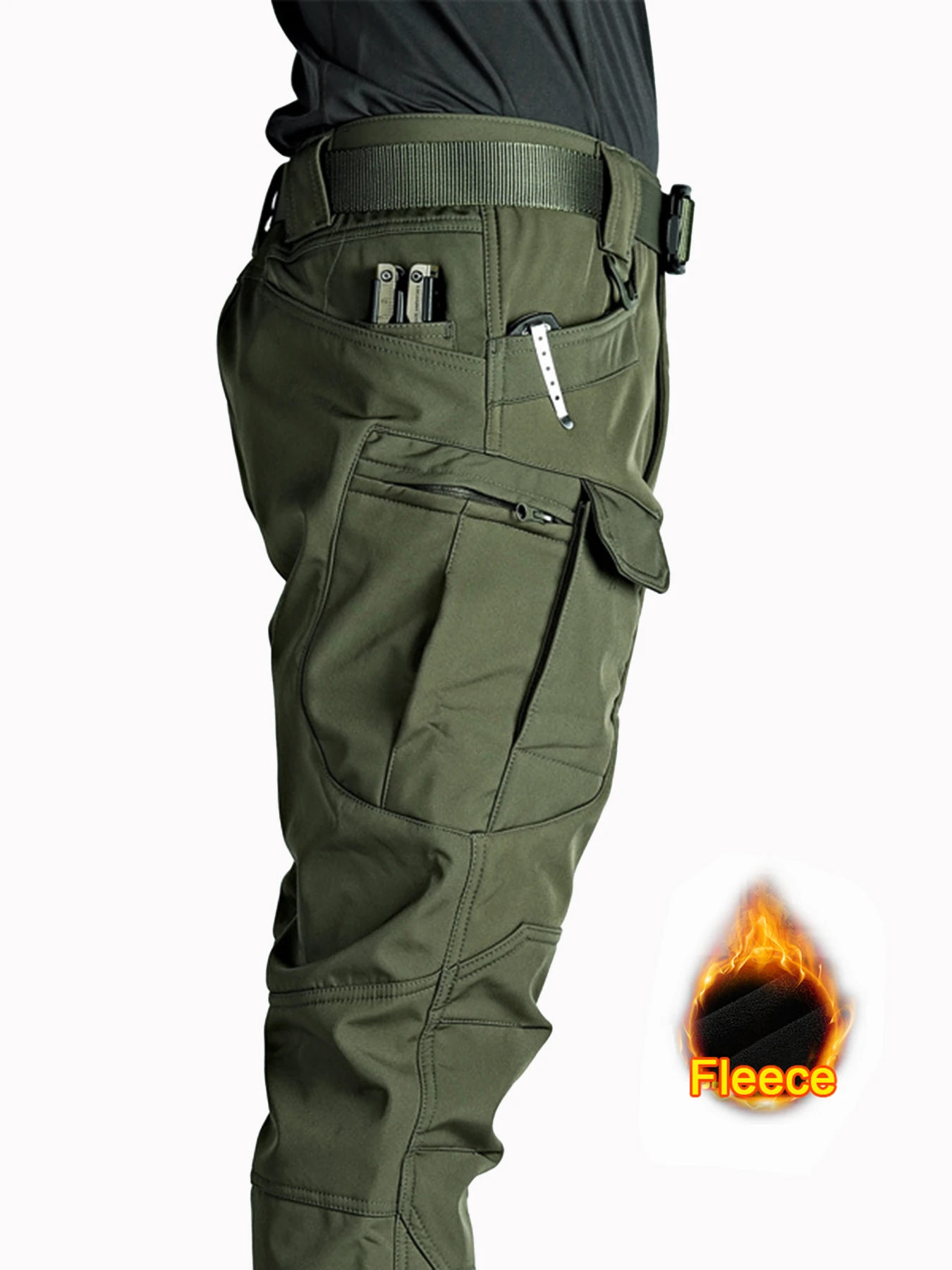 Men’s Fleece Tactical Cargo Pants – OUTFITTERS PURSUIT