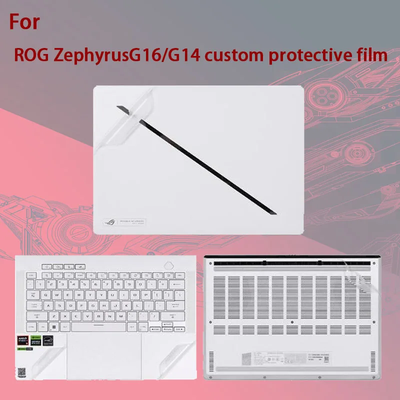 For ASUS ROG Zephyrus G16/G14 2025/2024 Customized protective film ...