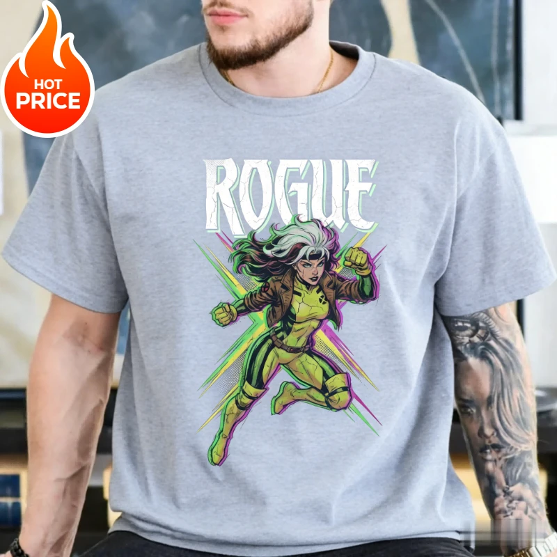 Marvel X-man Rogue Boy Girl Summer T-shirt Family Vintage Parent-child ...