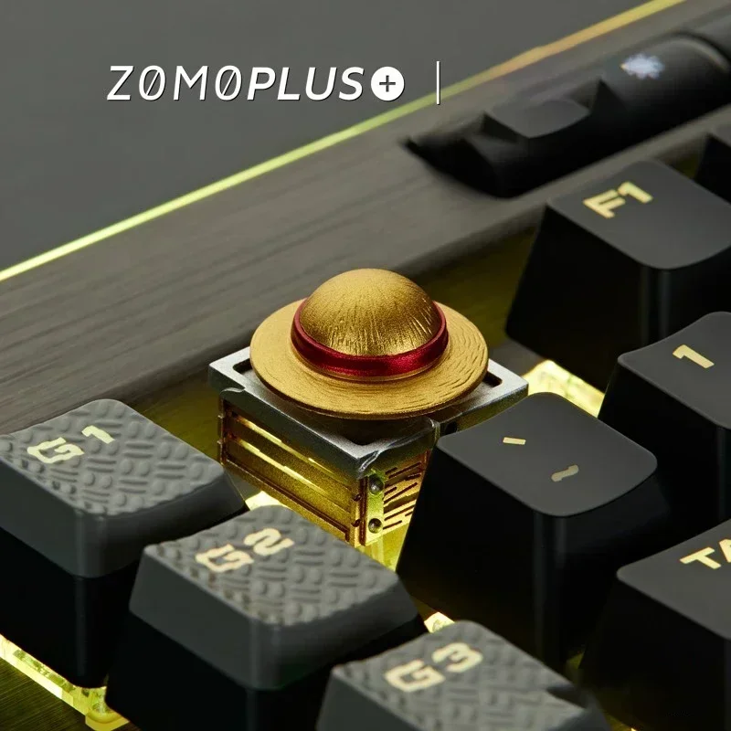 ZOMO-Anime-Keycaps-Aluminum-Alloy-One-Piece-Series-Luffy-Chopper-HAT ...