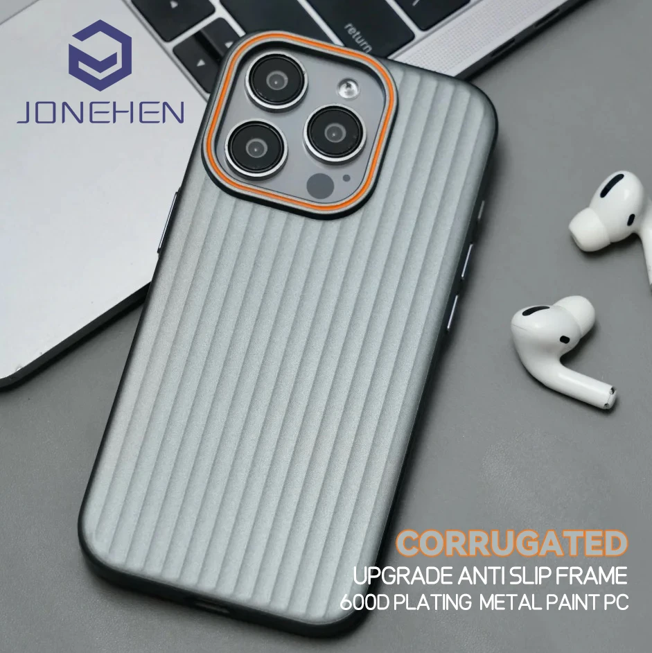 Luxury-Corrugated-Plating-Metal-Paint-Matte-Case-For-iPhone-16-15-Plus ...