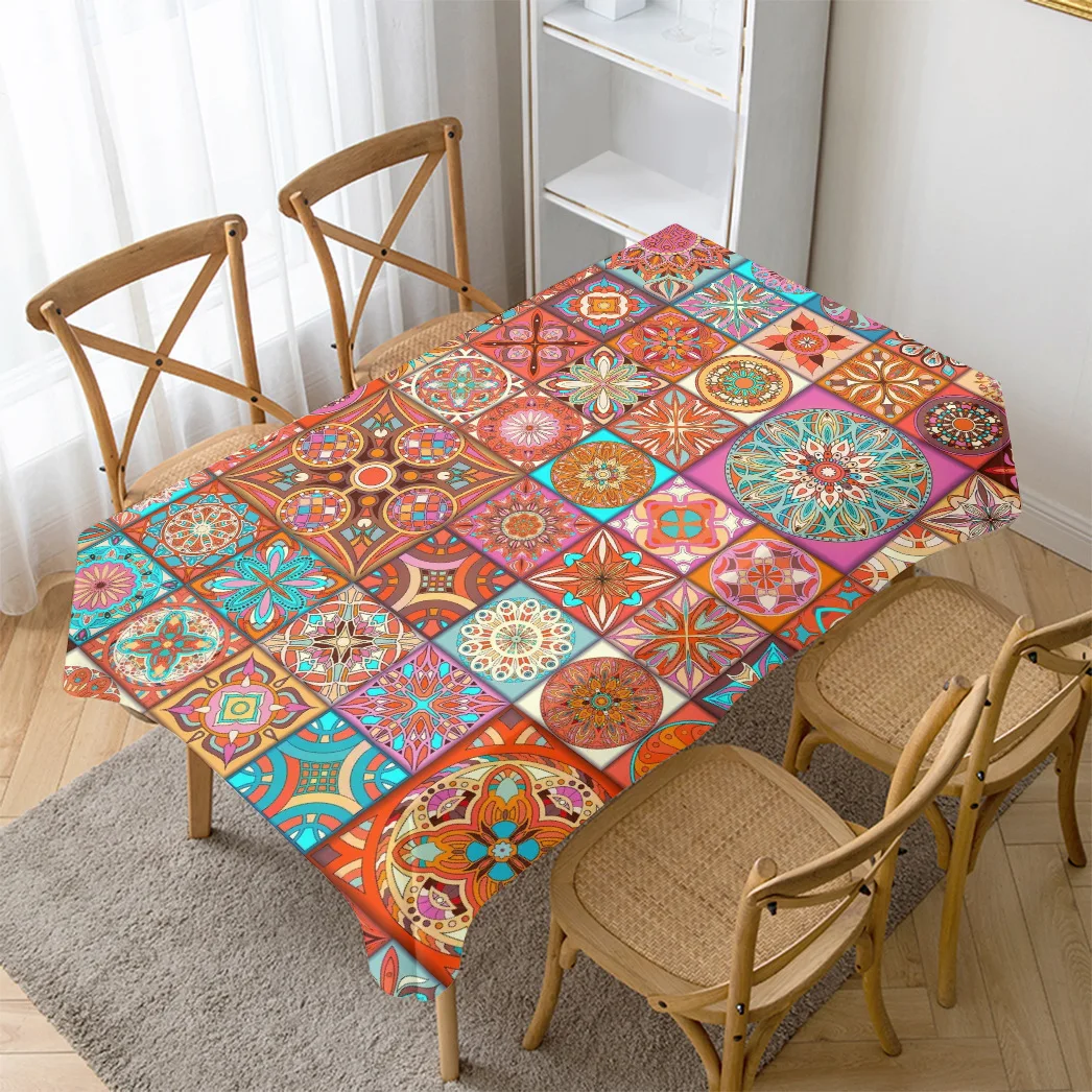 Bohemian-Creative-Home-Printed-Tablecloths-Restaurant-Table-Decoration ...